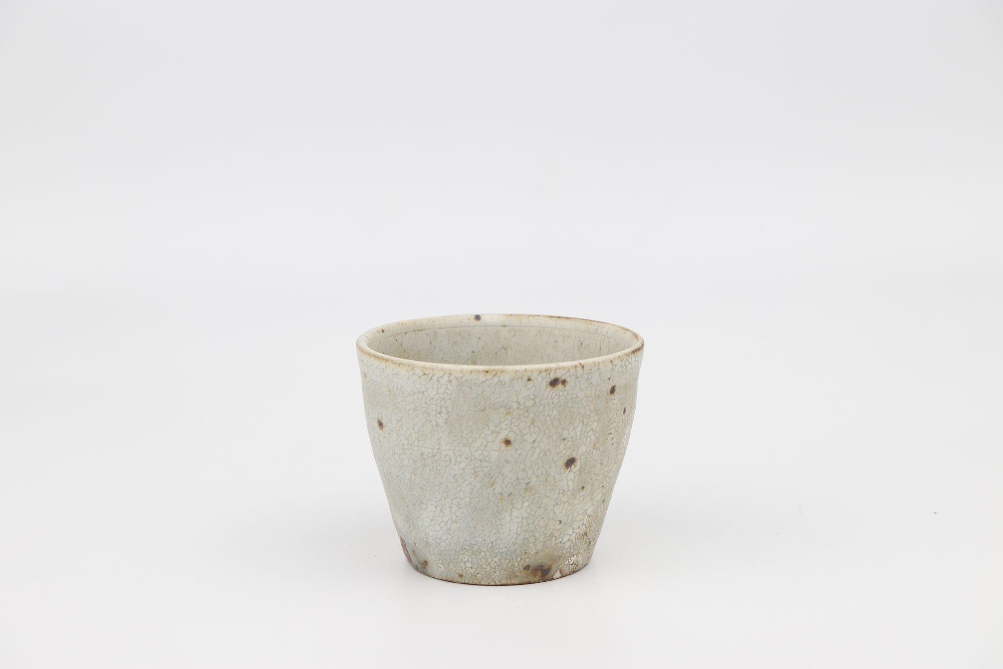 【Japanese Ceramic Artist】Kohiki Cup (Soba Choko) - Atsushi Shimomura